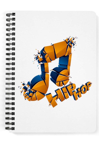 Hiphop Baskılı Ahşap Kapaklı Defter 15X20 cm DFT1647 Hiphop Baskılı Ahşap Kapaklı Defter 15X20 cm DFT1647
