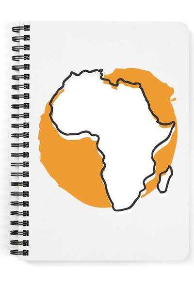 Dünya Baskılı Ahşap Kapaklı Defter 15X20 cm DFT2197