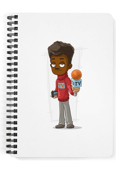 Muhabir Baskılı Ahşap Kapaklı Defter 15X20 cm DFT1356