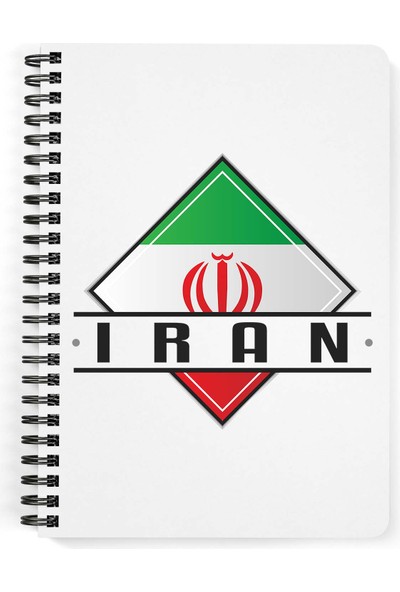 Iran Baskılı Ahşap Kapaklı Defter 15X20 cm DFT2248