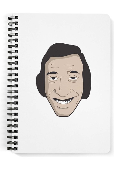 Kemal Sunal Baskılı Ahşap Kapaklı Defter 15X20 cm DFT182 Kemal Sunal Baskılı Ahşap Kapaklı Defter 15X20 cm DFT182