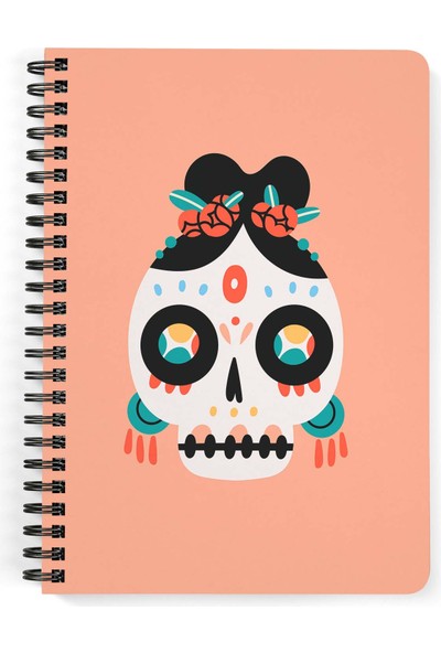 Kuru Kafa Baskılı Ahşap Kapaklı Defter 15X20 cm DFT672