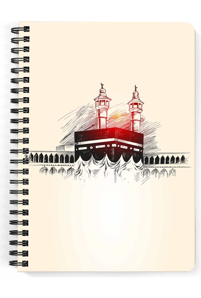 Kabe Baskılı Ahşap Kapaklı Defter 15X20 cm DFT5423 Kabe Baskılı Ahşap Kapaklı Defter 15X20 cm DFT5423