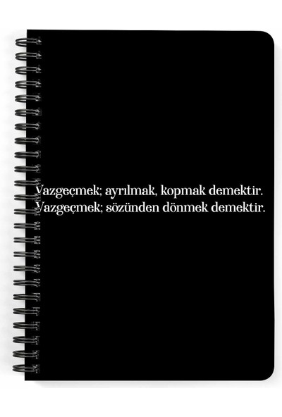 Müslüm Gürses Baskılı Ahşap Kapaklı Defter 15X20 cm DFT2540