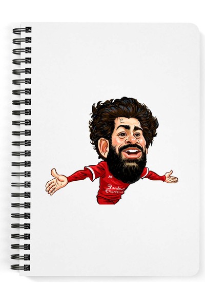Muhammet Salah Baskılı Ahşap Kapaklı Defter 15X20 cm DFT1260 Muhammet Salah Baskılı Ahşap Kapaklı Defter 15X20 cm DFT1260