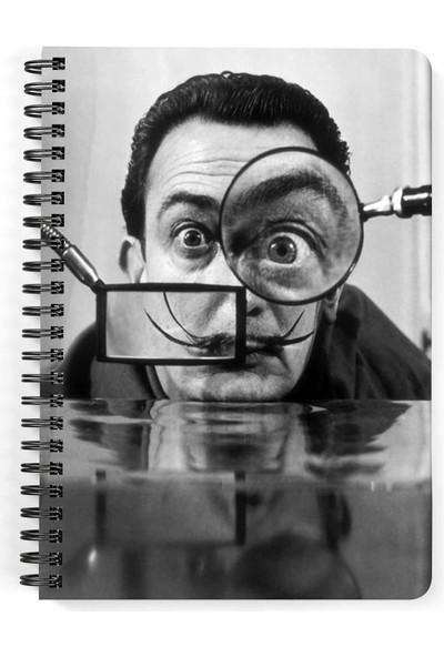Salvador Dali Baskılı Ahşap Kapaklı Defter 15X20 cm DFT3675 Salvador Dali Baskılı Ahşap Kapaklı Defter 15X20 cm DFT3675