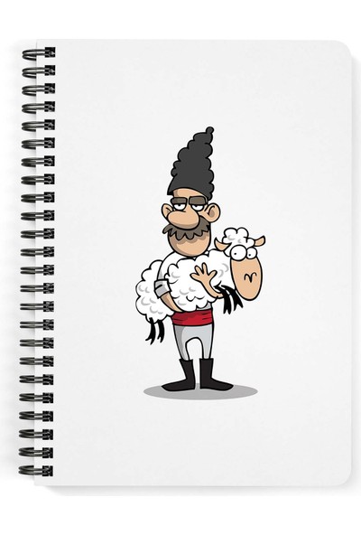 Çoban Baskılı Ahşap Kapaklı Defter 15X20 cm DFT2150 Çoban Baskılı Ahşap Kapaklı Defter 15X20 cm DFT2150