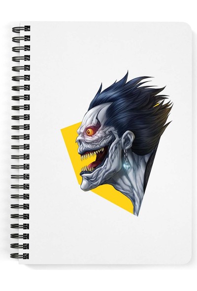 Ryuk Baskılı Ahşap Kapaklı Defter 15X20 cm DFT6035 Ryuk Baskılı Ahşap Kapaklı Defter 15X20 cm DFT6035