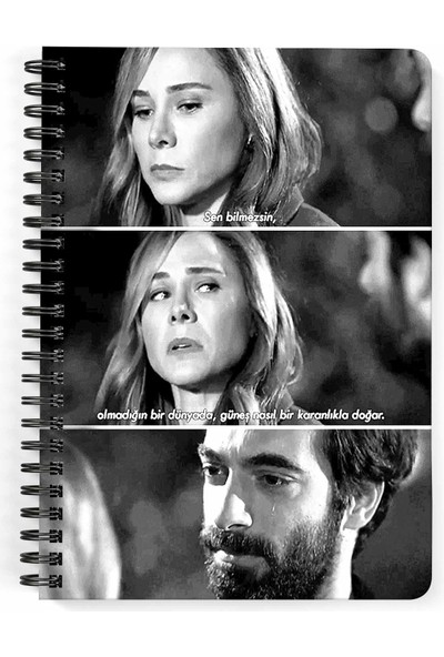 Poyraz Karayel Baskılı Ahşap Kapaklı Defter 15X20 cm DFT2517 Poyraz Karayel Baskılı Ahşap Kapaklı Defter 15X20 cm DFT2517