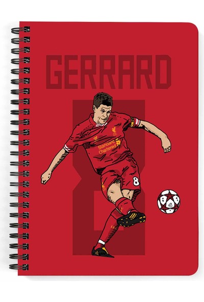Gerard Baskılı Ahşap Kapaklı Defter 15X20 cm DFT4608