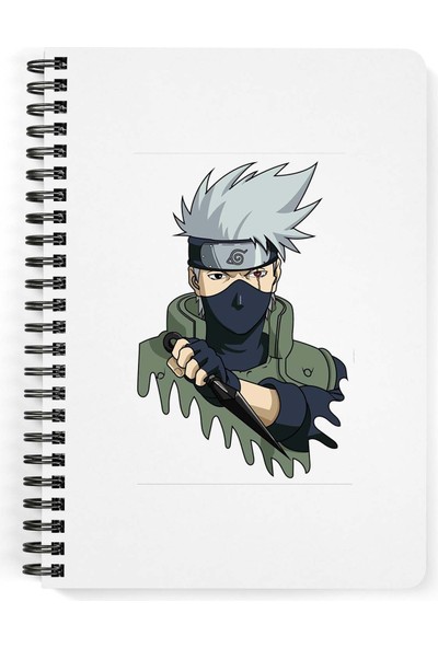 Kakashi Baskılı Ahşap Kapaklı Defter 15X20 cm DFT5977
