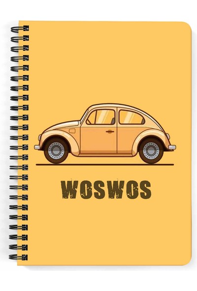 Woswos Baskılı Ahşap Kapaklı Defter 15X20 cm DFT3903 Woswos Baskılı Ahşap Kapaklı Defter 15X20 cm DFT3903