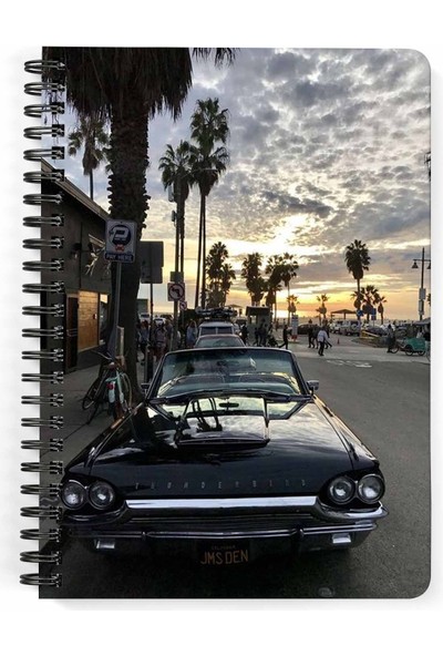 Summer Baskılı Ahşap Kapaklı Defter 15X20 cm DFT3711