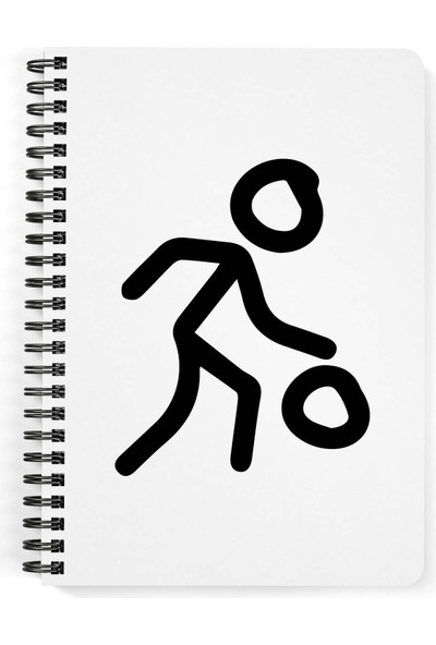 Basketbol Baskılı Ahşap Kapaklı Defter 15X20 cm DFT6567