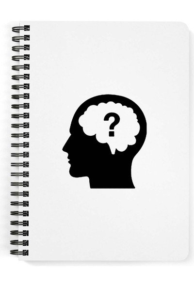 Düşünce Baskılı Ahşap Kapaklı Defter 15X20 cm DFT6274