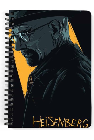 Breaking Bad Baskılı Ahşap Kapaklı Defter 15X20 cm DFT4306