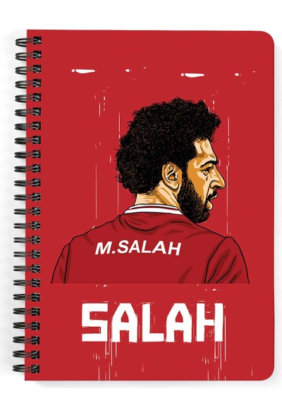 Muhammed Salah Baskılı Ahşap Kapaklı Defter 15X20 cm DFT4403 Muhammed Salah Baskılı Ahşap Kapaklı Defter 15X20 cm DFT4403