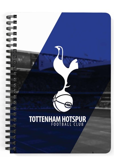 Tottenham Hotspur Baskılı Ahşap Kapaklı Defter 15X20 cm DFT4470