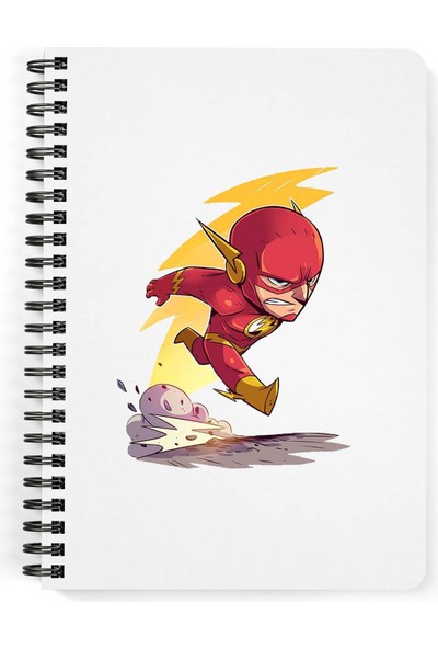 Flash Baskılı Ahşap Kapaklı Defter 15X20 cm DFT6849