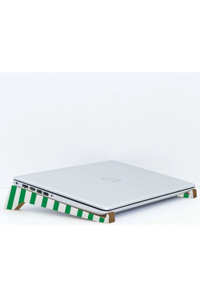 Bk Gift Taşınabilir Ahşap Yeşil Beyaz Notebook Laptop Standı Bk Gift Taşınabilir Ahşap Yeşil Beyaz Notebook Laptop Standı