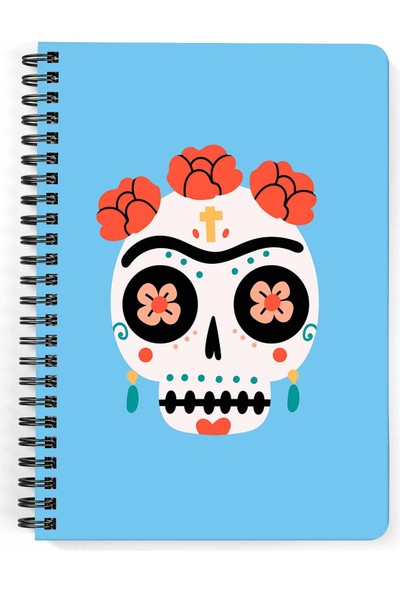 Kuru Kafa Baskılı Ahşap Kapaklı Defter 15X20 cm DFT5258