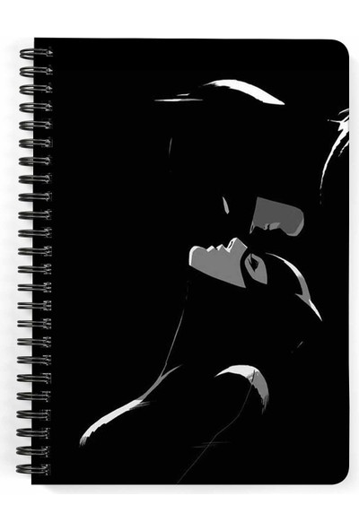Batman Baskılı Ahşap Kapaklı Defter 15X20 cm DFT4769