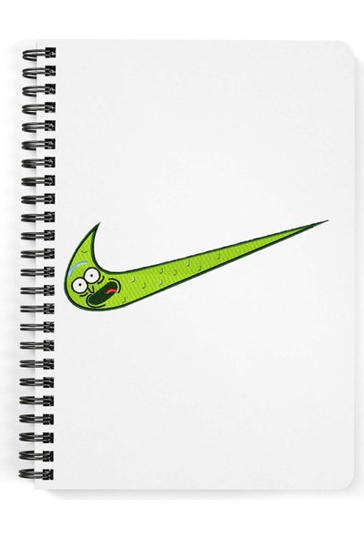 Rick And Morty Baskılı Ahşap Kapaklı Defter 15X20 cm DFT6800