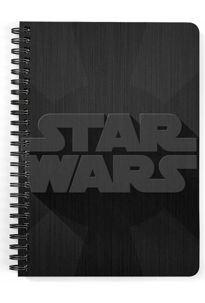 Star Wars Baskılı Ahşap Kapaklı Defter 15X20 cm DFT4323
