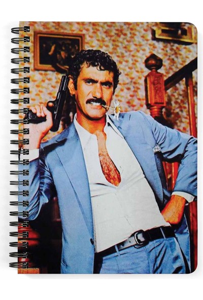 Çirkin Kral Baskılı Ahşap Kapaklı Defter 15X20 cm DFT4891