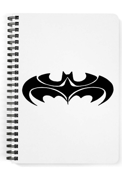 Batman Baskılı Ahşap Kapaklı Defter 15X20 cm DFT6427