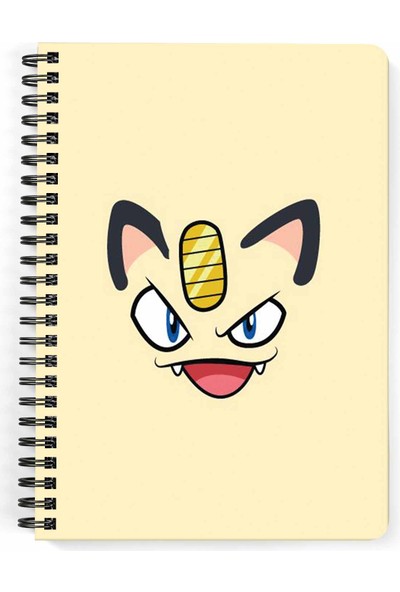 Miyav Pokemon Baskılı Ahşap Kapaklı Defter 15X20 cm DFT4849