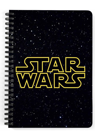 Star Wars Baskılı Ahşap Kapaklı Defter 15X20 cm DFT4330