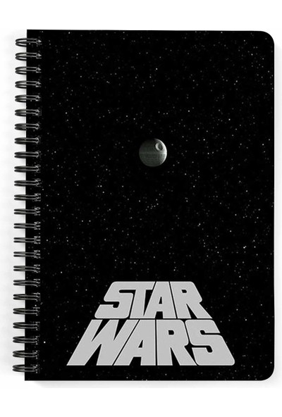 Star Wars Baskılı Ahşap Kapaklı Defter 15X20 cm DFT4324 Star Wars Baskılı Ahşap Kapaklı Defter 15X20 cm DFT4324