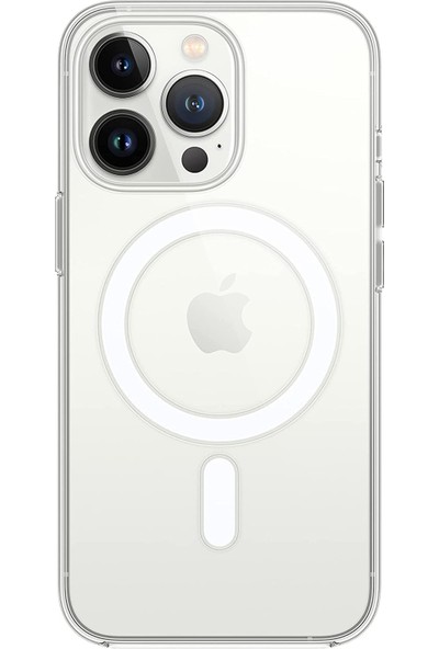Caseland iPhone 13 Pro Magsafe Destekli Şeffaf Kılıf (Kablosuz Sarj Ile Uyumlu) Caseland iPhone 13 Pro Magsafe Destekli Şeffaf Kılıf (Kablosuz Sarj Ile Uyumlu)