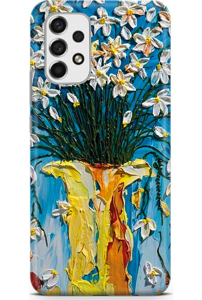 Activist Samsung Galaxy A23 4g Kılıf Kamera Korumalı Baskılı Silikon Kapak - Yagliboya7 Activist Samsung Galaxy A23 4g Kılıf Kamera Korumalı Baskılı Silikon Kapak - Yagliboya7