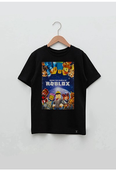 Darkia Kids Roblox Tasarım Baskılı Unisex Çocuk Tişört Darkia Kids Roblox Tasarım Baskılı Unisex Çocuk Tişört