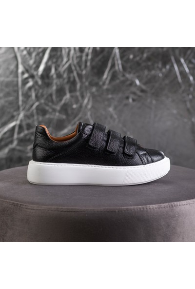Hakiki Deri Cırtlı Sneaker