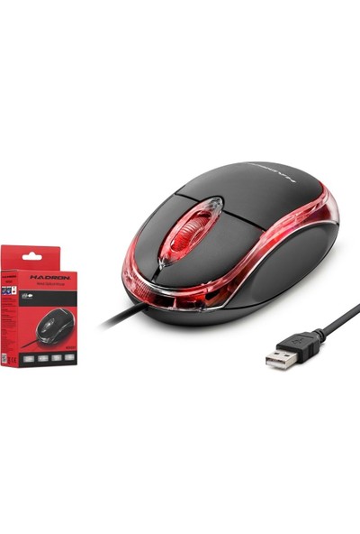 Hadron HDX3251(5601) Mouse Kablolu USB Ledli Hadron HDX3251(5601) Mouse Kablolu USB Ledli