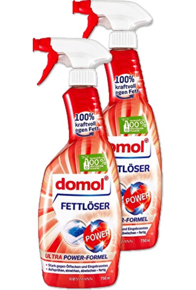 Domol Yağ Çözücü SPREY750 ml (2 Adet)