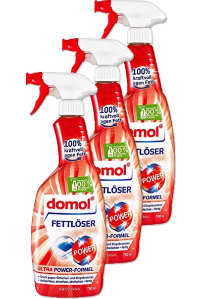 Domol Yağ Çözücü SPREY750 ml (3 Adet)