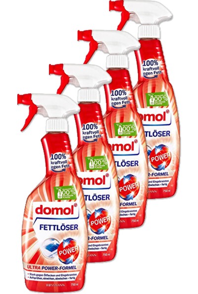Domol Yağ Çözücü SPREY750 ml (4 Adet)