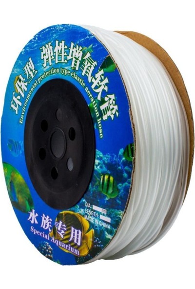 Resun Silikon Akvaryum Hava Hortumu 100 Metre