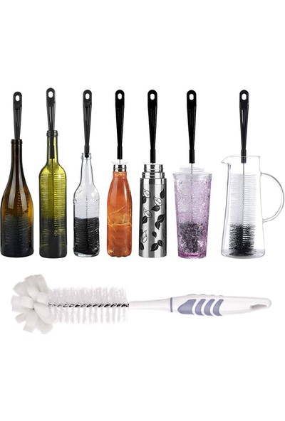 Homecare Barba 6 Adet Kavanoz Şişe Demlik Matara Vazo Temizleyici Fırça 716289 Homecare Barba 6 Adet Kavanoz Şişe Demlik Matara Vazo Temizleyici Fırça 716289