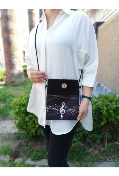 Atölye Smyrna Askılı Kitap / Tablet / Ebook Çantası – Kılıfı (Notalar)