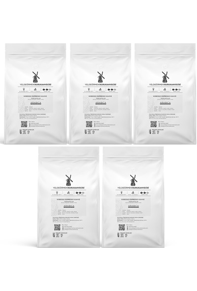 Sobesso Espresso Kahve 5 Adet x 200 gr Sobesso Espresso Kahve 5 Adet x 200 gr
