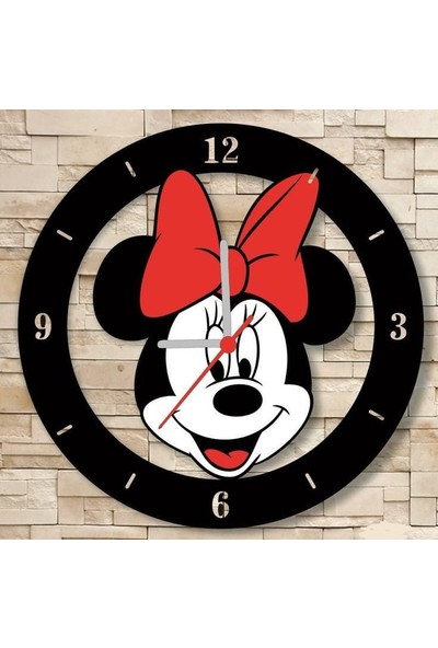 Dora Home Dekoratif Ahşap Mickey Mause Model Duvar Saati Dora Home Dekoratif Ahşap Mickey Mause Model Duvar Saati