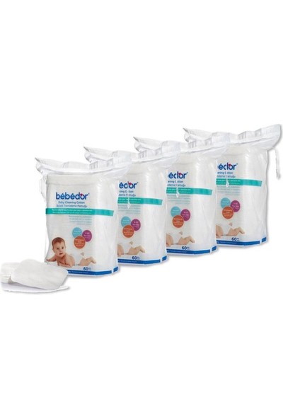 Bebedor Bebek Temizleme Pamuğu 4'lü Paket Bebedor Bebek Temizleme Pamuğu 4'lü Paket