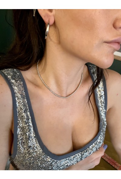 My Glory Jewls 925 Ayar Gümüş Dorika Kolye