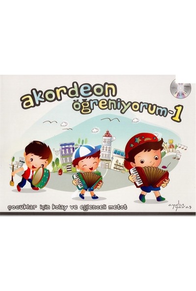 İmece EVRSY-026 Akordeon Öğreniyorum 1 CD Eşlikli