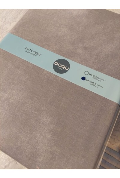 Doqu Home Doqu Düz Çarşaf Çift Kişilik